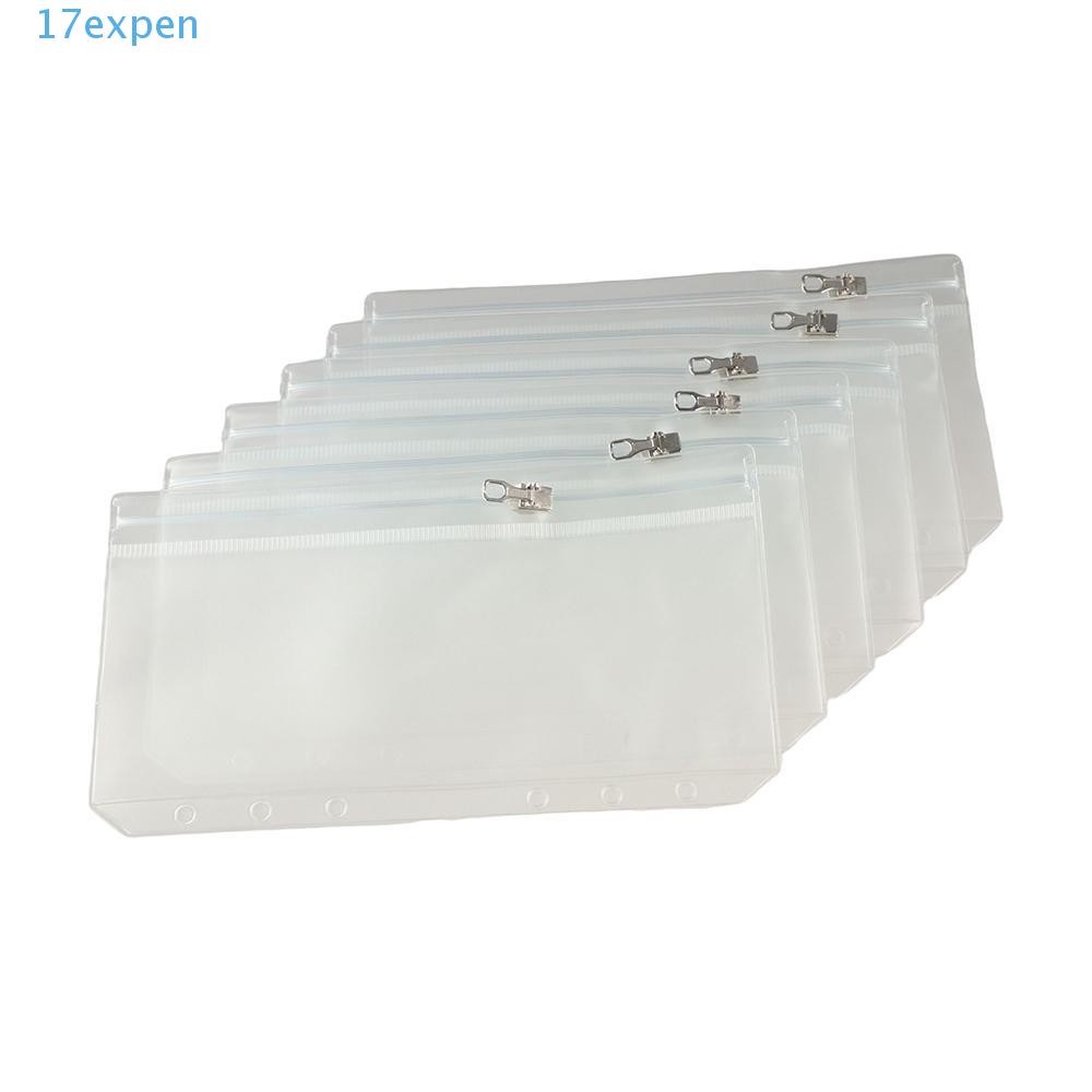 Expen 5 ชิ้น A5 A6 กระเป๋า PVC ใส, เอกสาร Organiser แฟ้ม Organizer ...