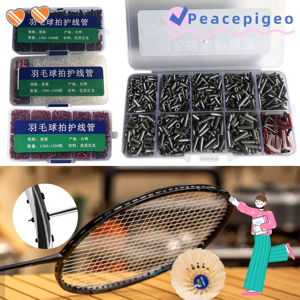 Peacepigeo 1 กล่องไม้แบดมินตัน Grommets ตาไก่คุณภาพสูงด้ายเล็บเดี่ยวคู่ลวด Guard Tube | Shopee ...