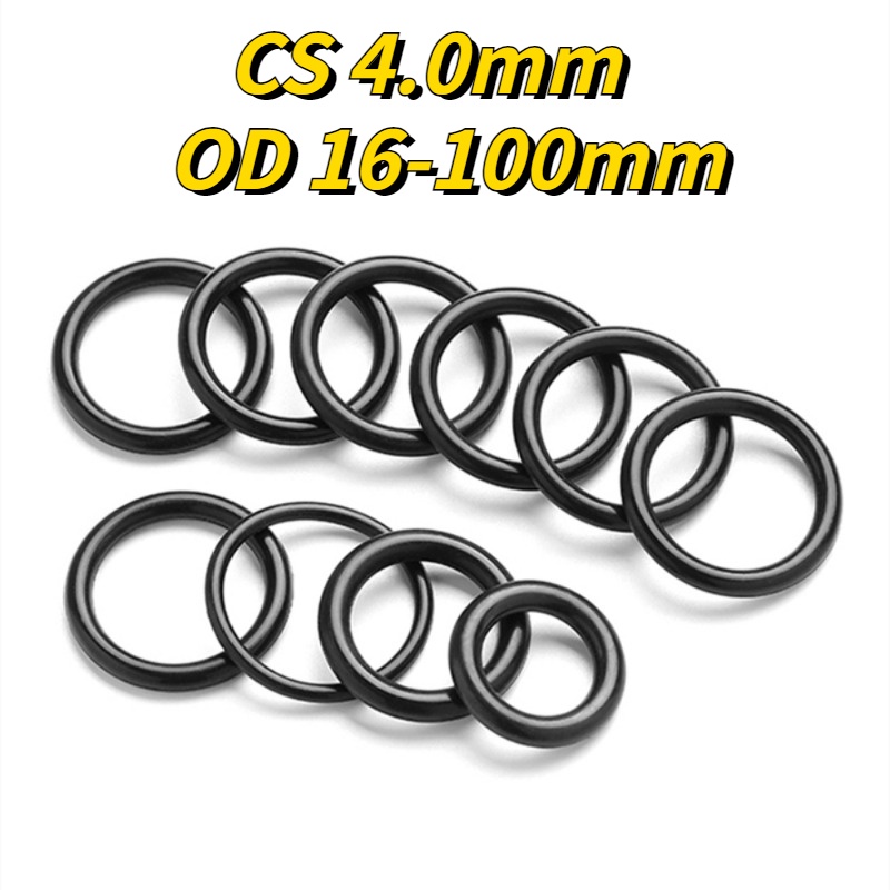 ปะเก็นแหวนยางซีลโอริง ทรงกลม ขนาด 4.0 มม. OD16-100 มม. | Shopee Thailand