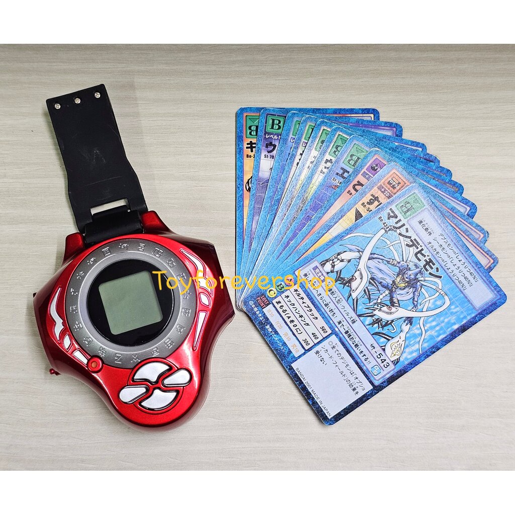 Digimon Digivice D-Power Ver.3.1 Eng สีแดง สวยมาก แท้ ดิจิมอน ดิจิไวซ์ ...