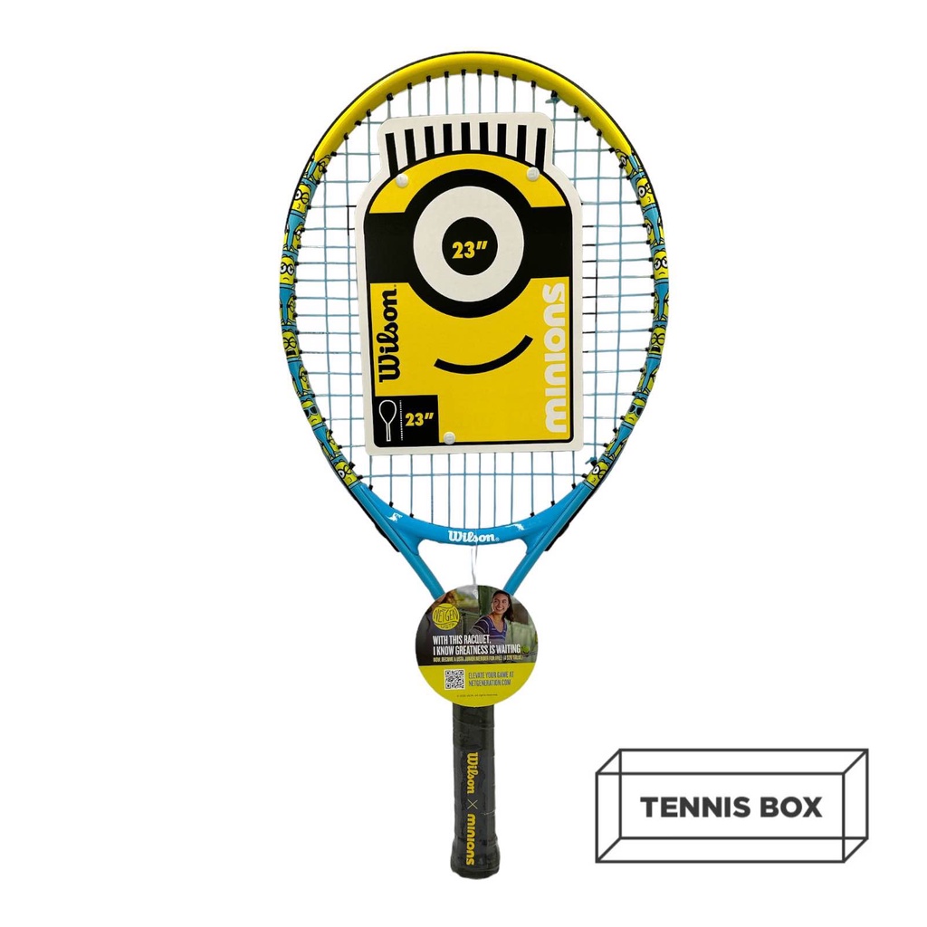 ไม้เทนนิสเด็ก Wilson Junior Minions 23 นิ้ว ของแท้ ส่งไว kid tennis ...