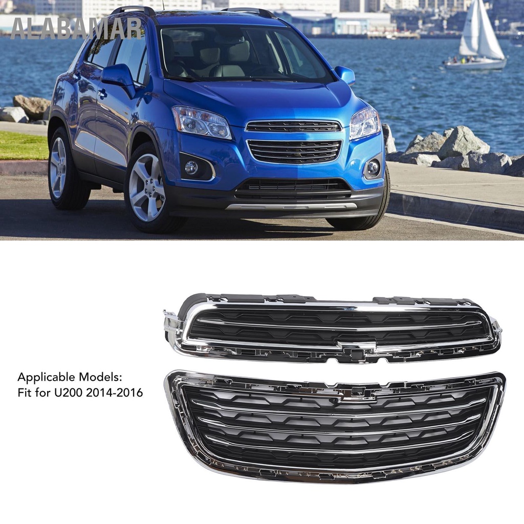 ALABAMAR ด้านหน้า Upper Center Grille 94560930 Chrome Scratch PROOF ตา ...