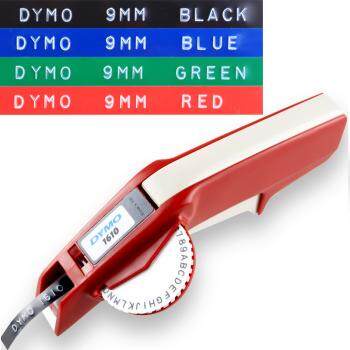 Dymo 1610 เครื่องปั๊มอักษร (พร้อมเทปสีดำ 2 ม้วน) | Shopee Thailand