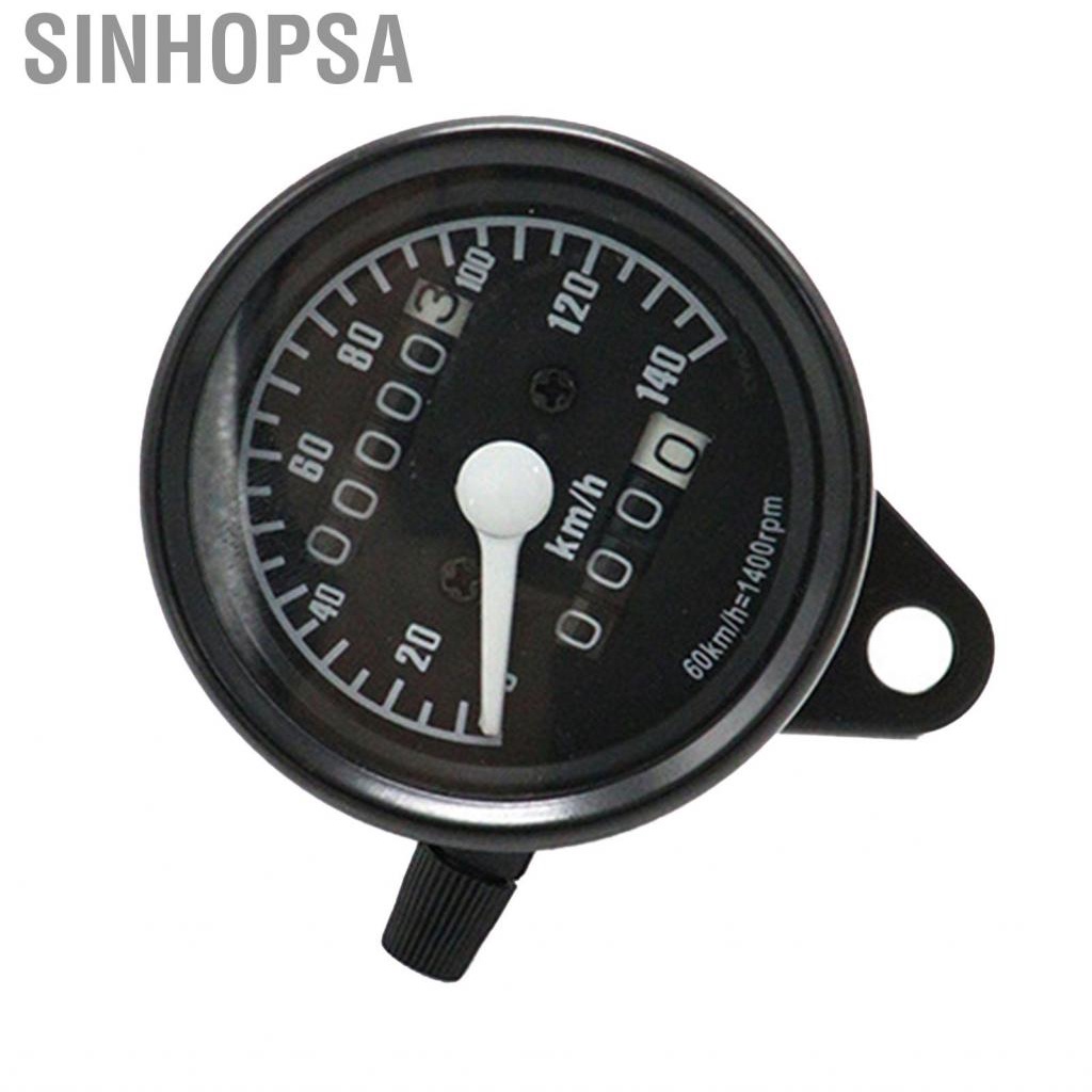 Sinhopsa Odometer Motorcycle Speedometer 12V 0-140 Km/h Speed Display ...