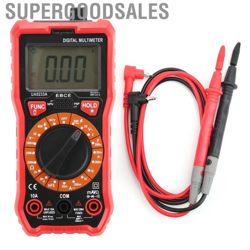 Supergoodsales Voltage Current Meter Digital Multimeter High Accuracy ...