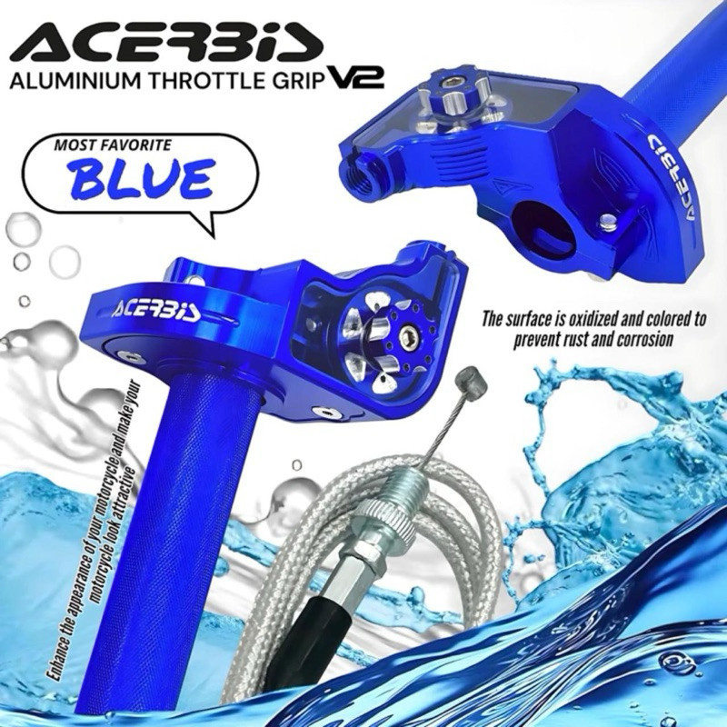 Gas Spontan Cash Roller 1 สายรุ่น V1 และ V2 Acerbis CNC universal วัสดุ CNC เต็ม Xin | Shopee ...