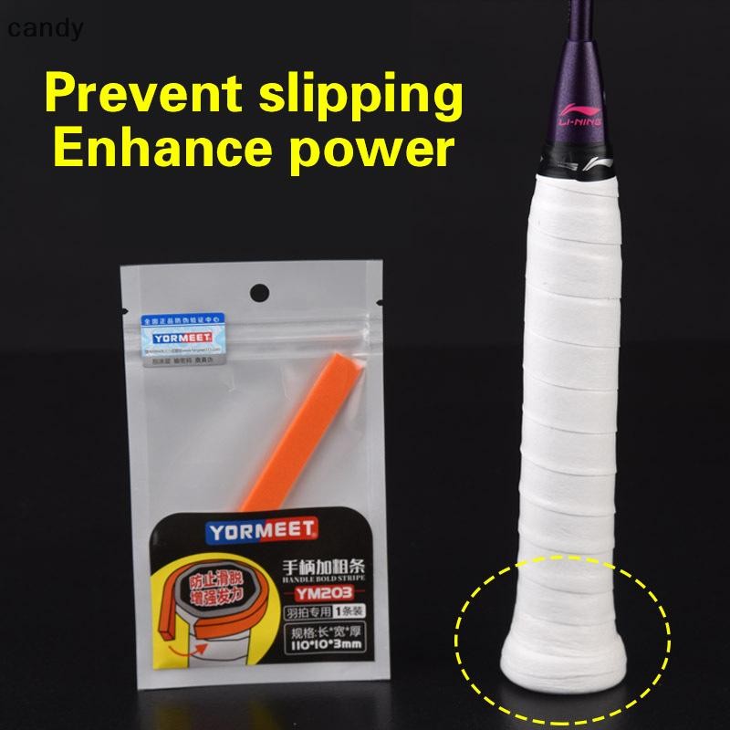 Ndy ไม้แบดมินตัน Handle Grip Enhancer หนาเทปสําหรับไม้เทนนิส Anti-Slip ...