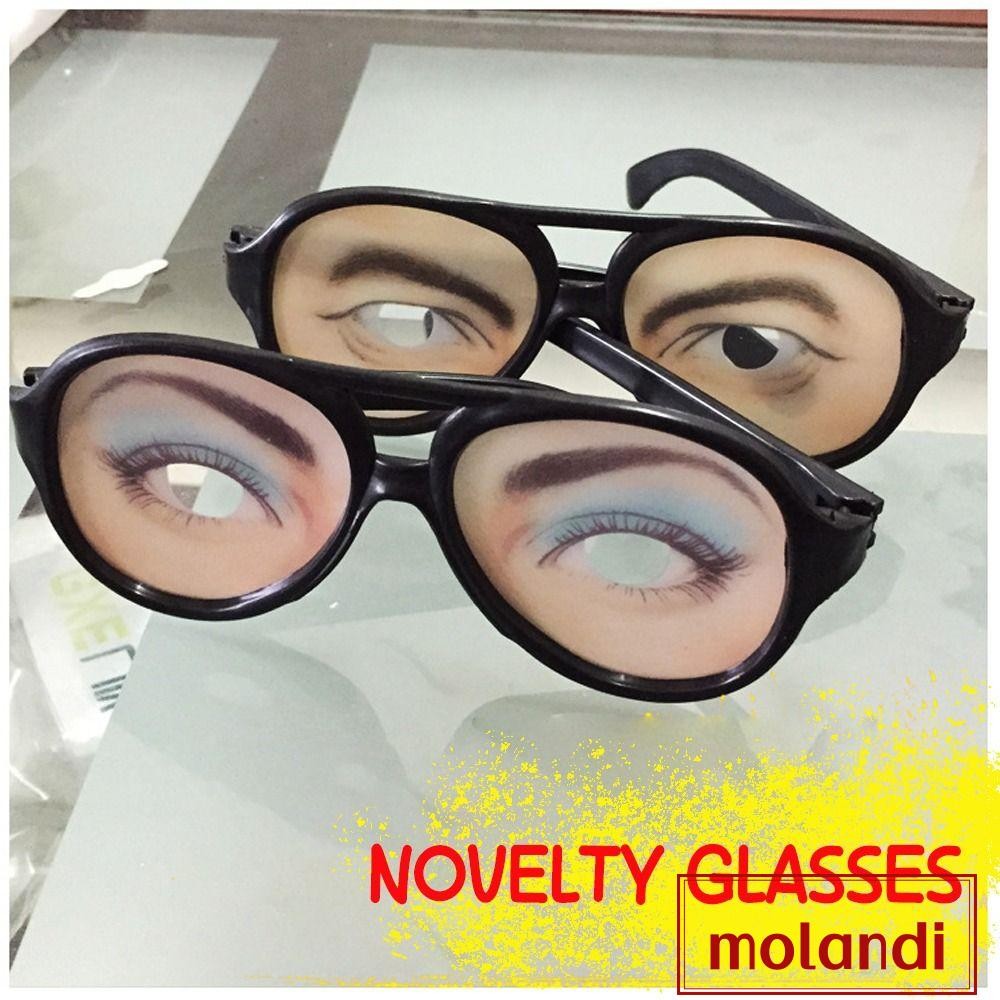 Molandi แว่นตาแปลกใหม่, อุปกรณ์บูธภาพถ่ายวันเอพริลฟูลส์แว่นตาตลก, Joke ...