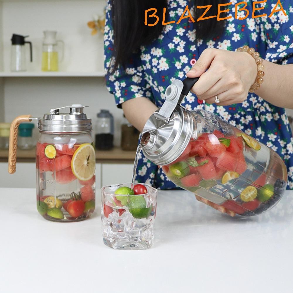 Blazebea ฝาครอบโถปากกว้าง, สแตนเลสปิดผนึก Mason Jar ฝาปิด, มัลติฟังก์ชั่น Ergonomic Handle ...