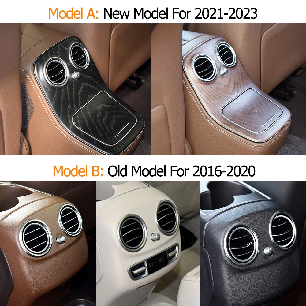 ตะแกรงช่องระบายอากาศเครื่องปรับอากาศ ด้านหน้า และด้านหลัง สําหรับ Mercedes Benz E Class W213 ...