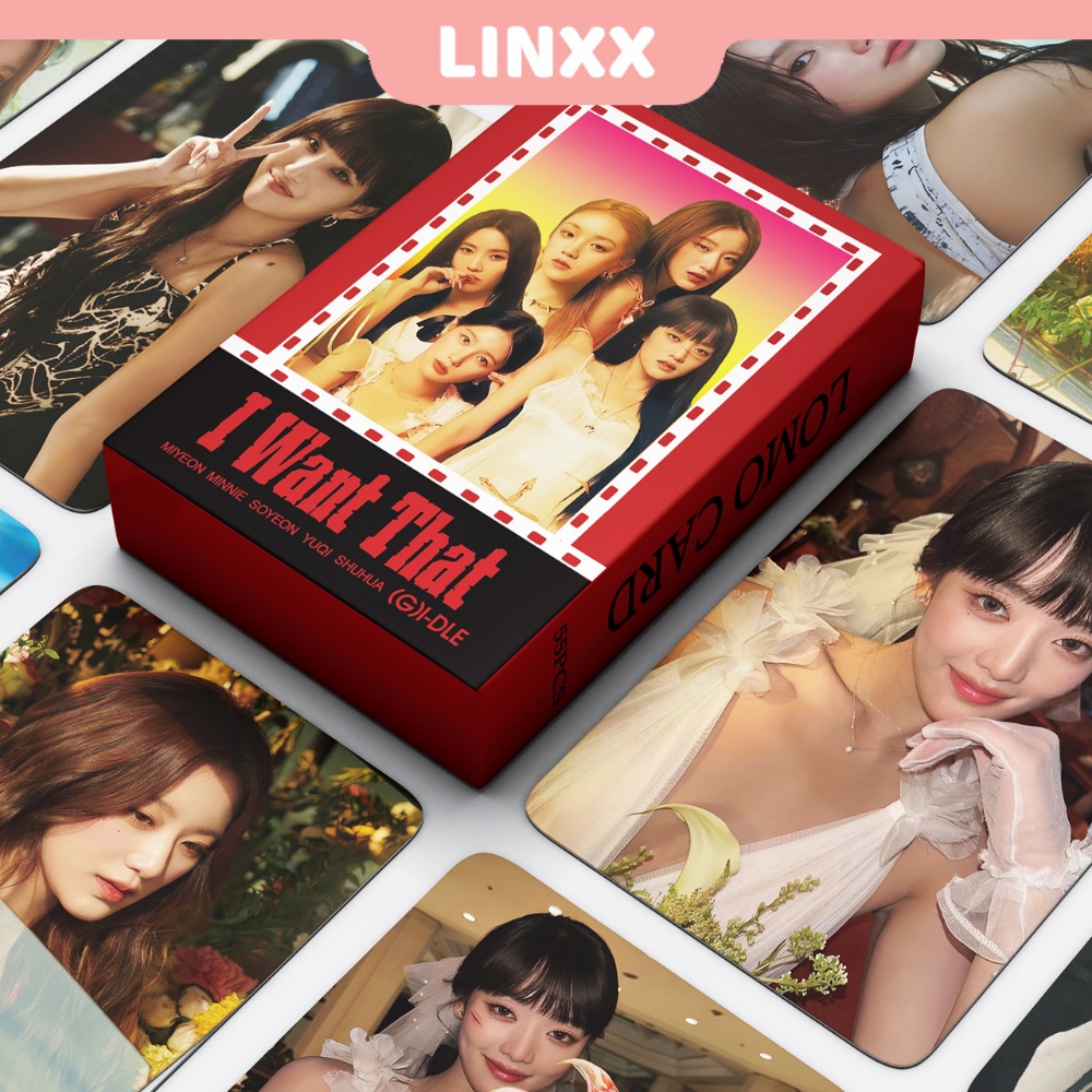 Linxx โปสการ์ด อัลบั้มรูปศิลปินเกาหลี I-DLE I Want That Album Lomo 55 ชิ้น | Shopee Thailand