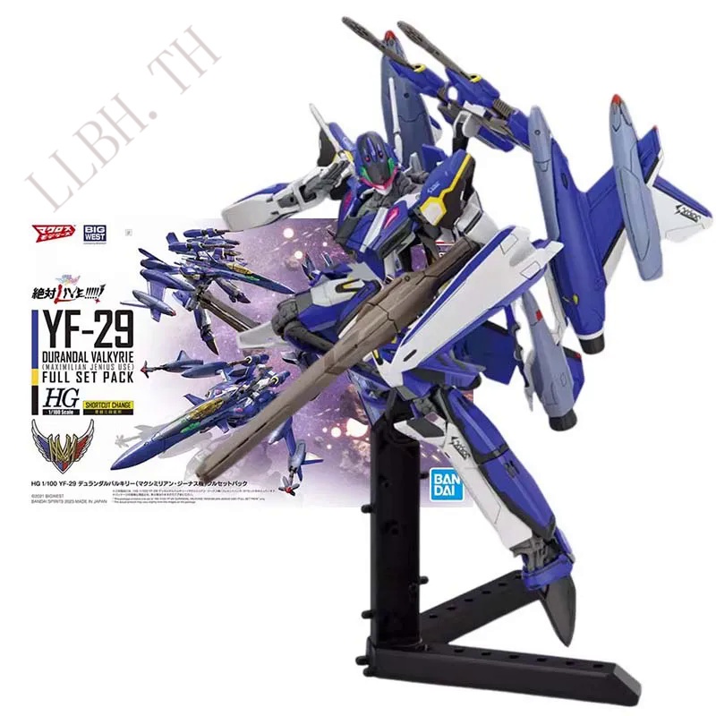 Bandai Figure Macross F Anime Figures HG YF-29 Durandal Valkyrie Full ...