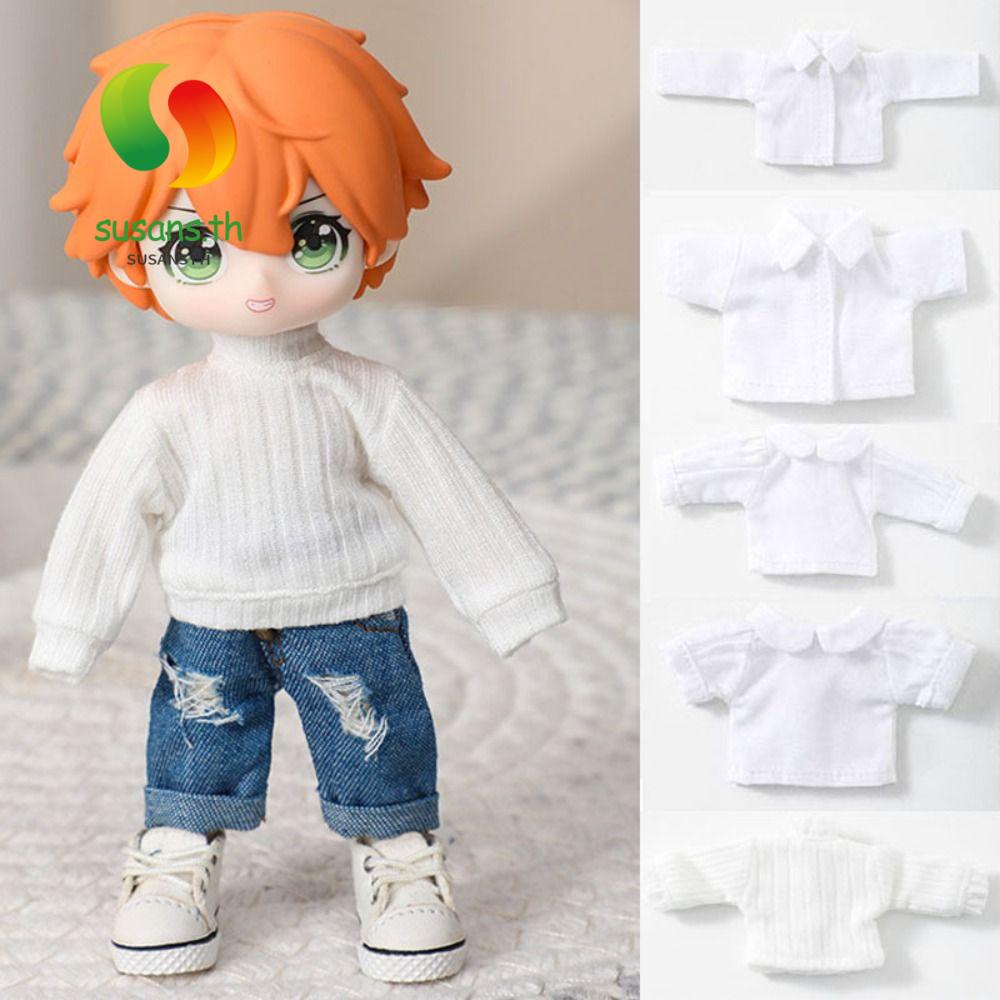 Susans กางเกงเลกกิ้งลําลอง 8 แบบ สีขาว สําหรับตุ๊กตา 1/11 ob11 1/12 Bjd | Shopee Thailand