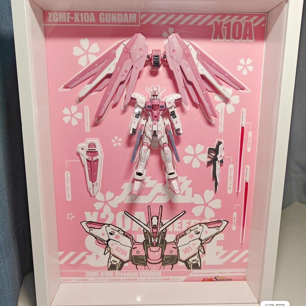 Hg กรอบรูปซากุระ Free RG Freedom JMS Star Action Bandai Sakura Freedom ...