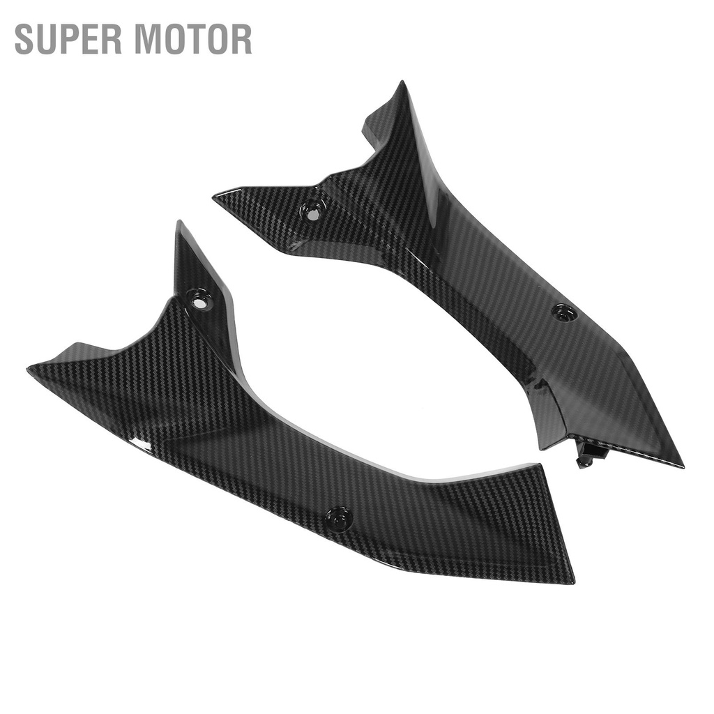 Super Motor คาร์บอนไฟเบอร์ด้านข้าง Air DUCT ฝาครอบ Fairing INSERT Part Fit สำหรับ Yamaha YZF R6 ...