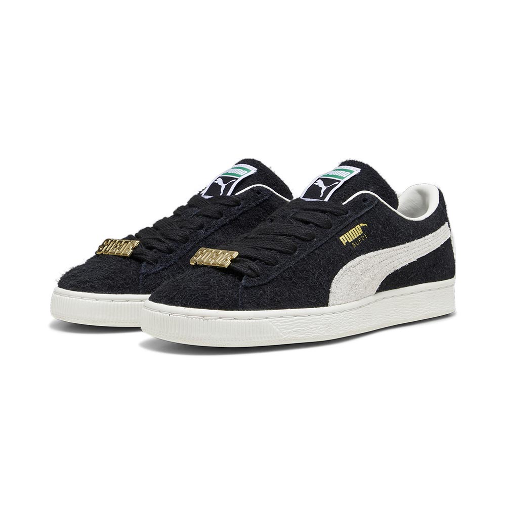 [NEW] PUMA Unisex Suede Fat Lace Sneakers (Black) | Shopee Thailand