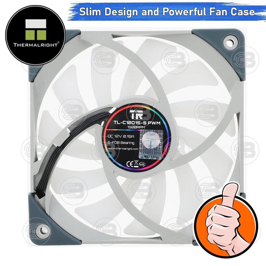 [CoolBlasterThai] Thermalright TL-C12015S A-RGB Slim Fan Case (size 120 mm.) ประกัน 3 ปี ...
