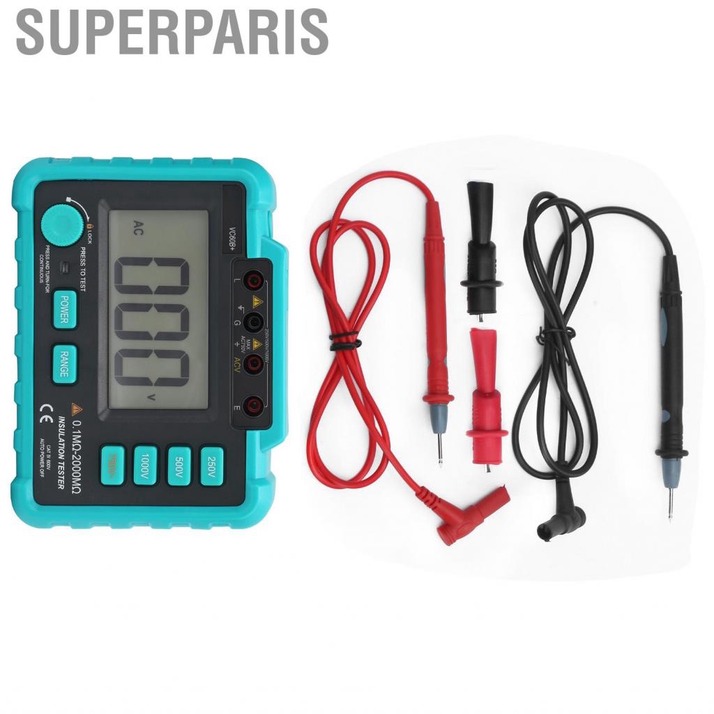 Superparis VC60B+ Digital Multimeter Small Resistance Meter Detector ...