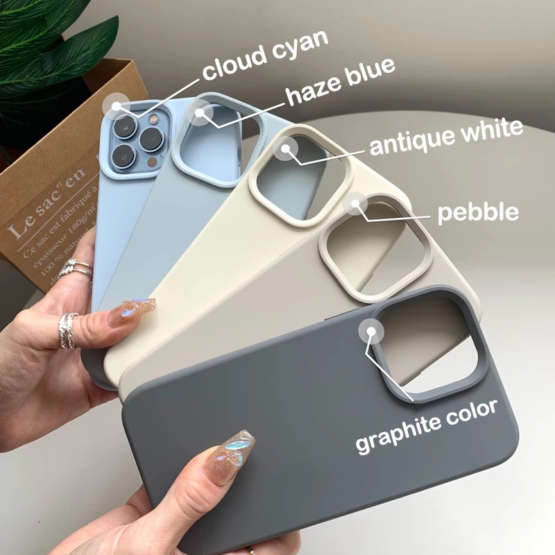 เคสกำมะหยี่ โชร์โลโก้ สำหลับ รุ่น iPHONE 15 15Pro 15Plus 15ProMax 14 ...