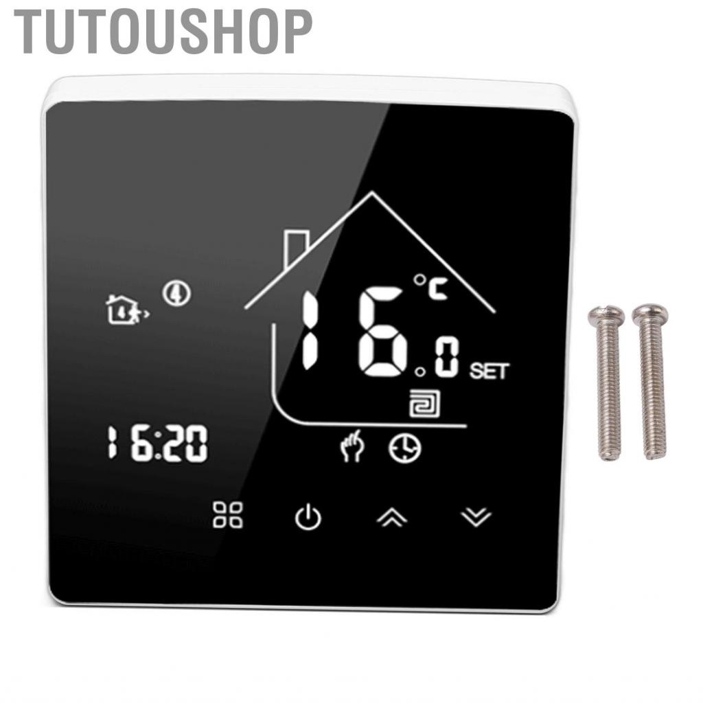 Tutoushop Thermostat LCD Touch Screen Programmable Temperature ...