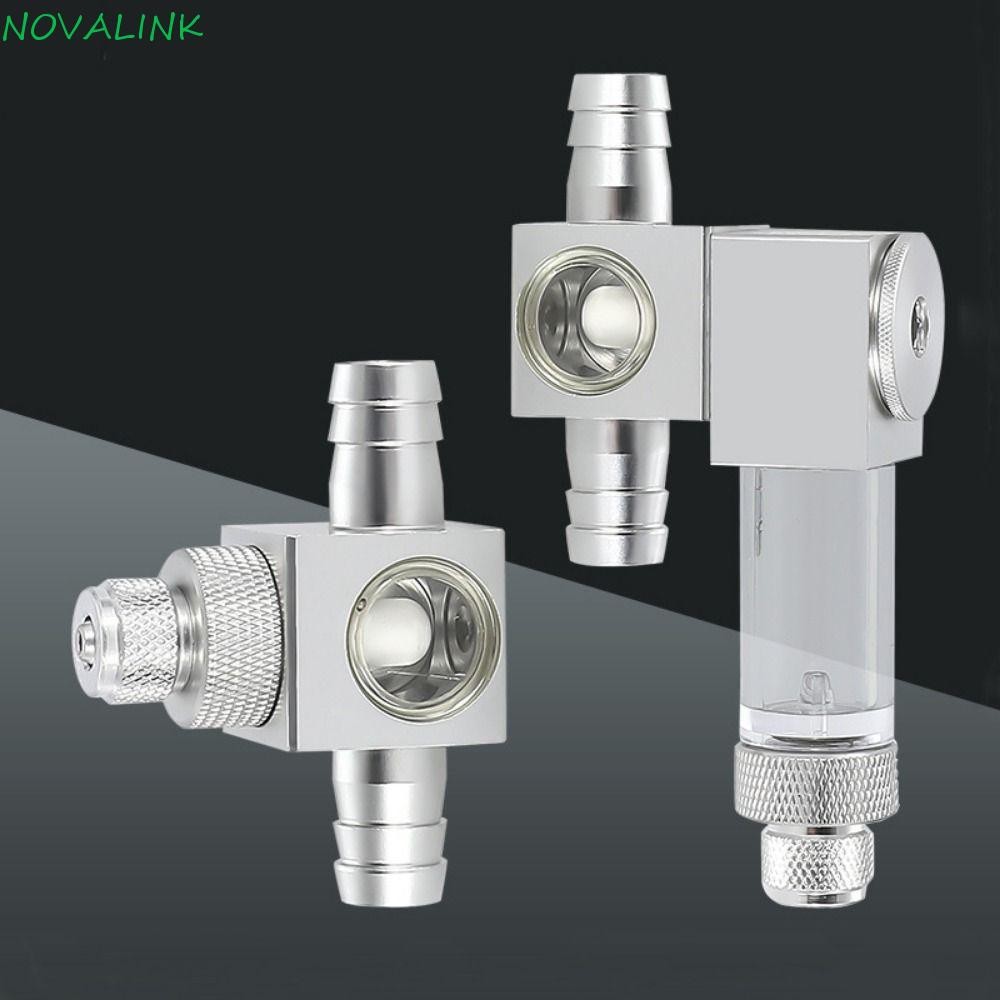 Novalink ถังปลา CO2 Diffuser, 12/16 มม.อลูมิเนียม CO2 ภายนอก Atomizer, Aquarium CO2 Atomizer ...