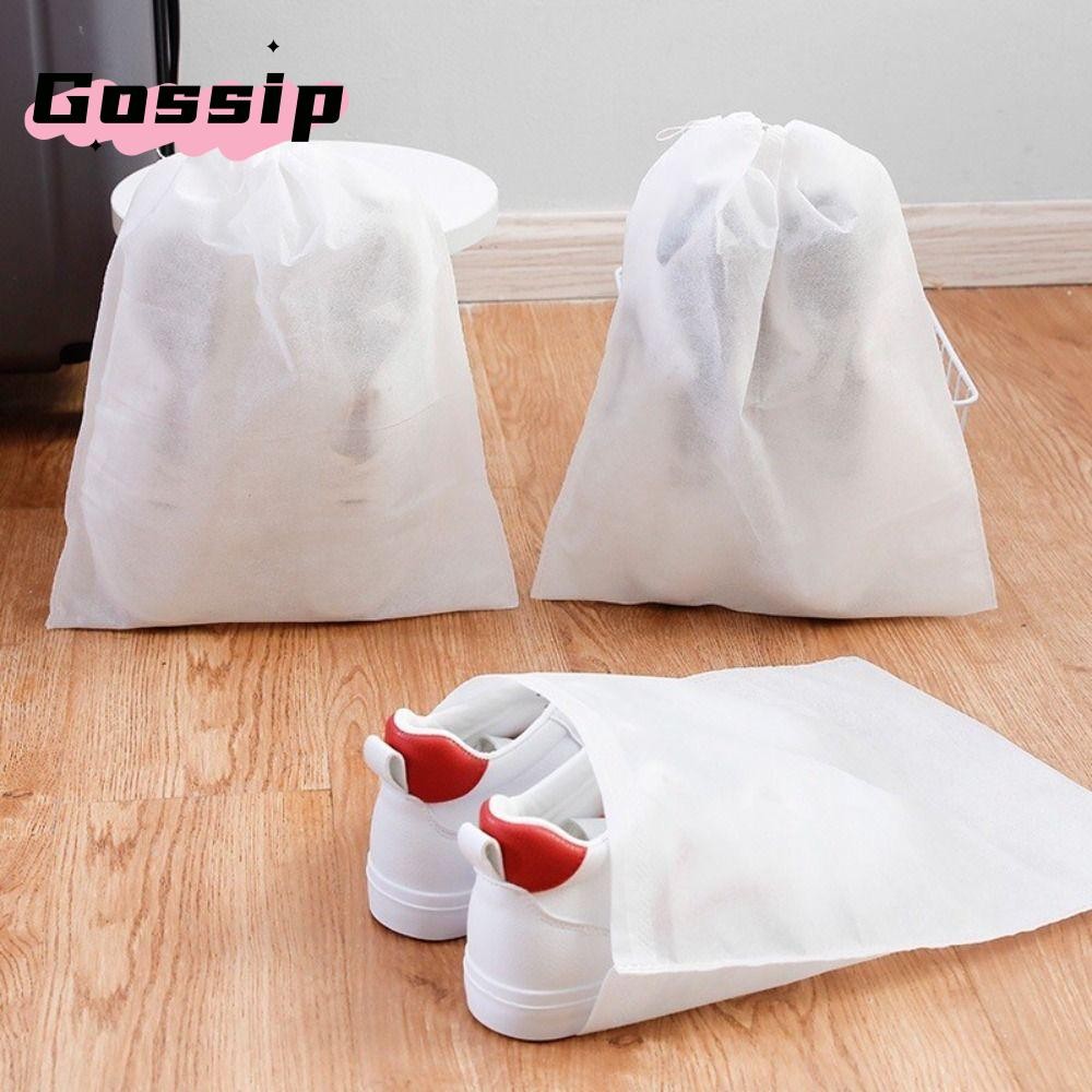 Gossip 10/30 ชิ้นรองเท้าฝุ่น, กระเป๋าเดินทาง Drawstring Storage Bag, รองเท้ากันฝุ่นในครัวเรือน ...