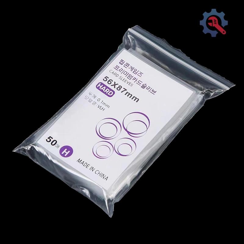 [GEX] 50 ชิ้น 58*89 มิลลิเมตรแขนบลูเบอร์รี่ Kpop Photocard แขนป้องกันฮาร์ดการ์ดแขน Photocard ...