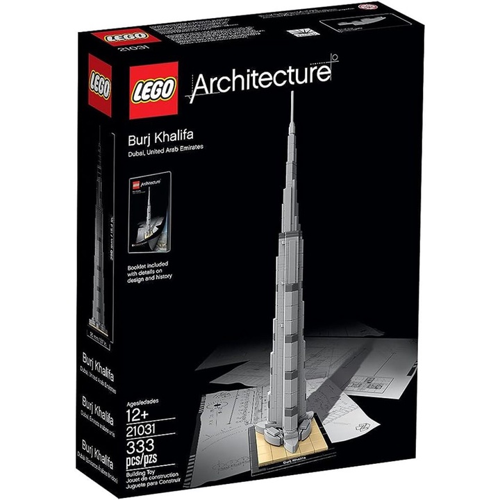 LEGO Architecture Burj Khalifa 21031 Landmark Building Set | Shopee ...