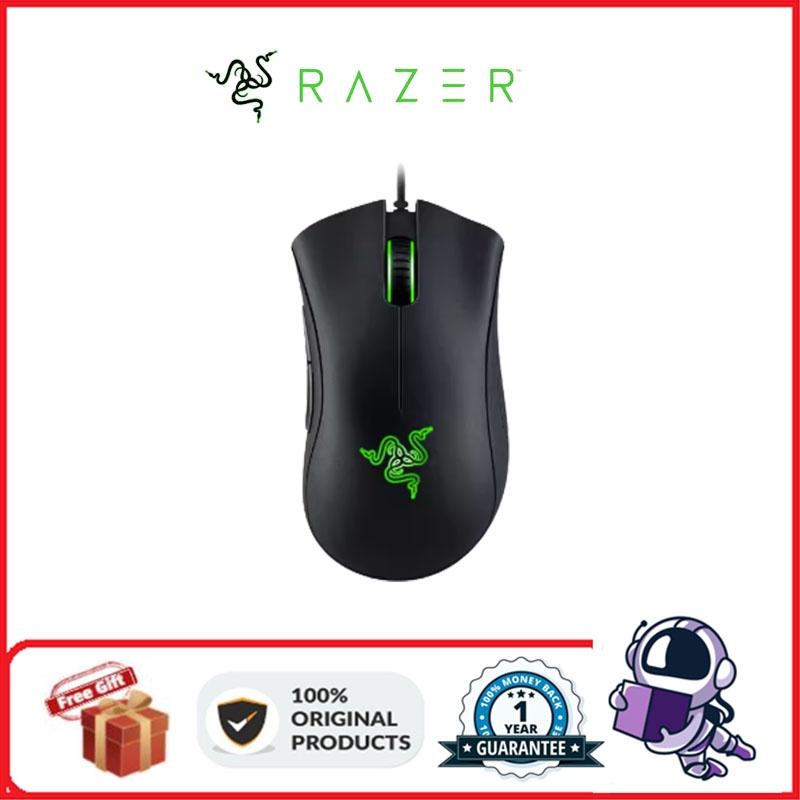 Razer DeathAdder Essential Wired gaming mouse | Shopee Thailand
