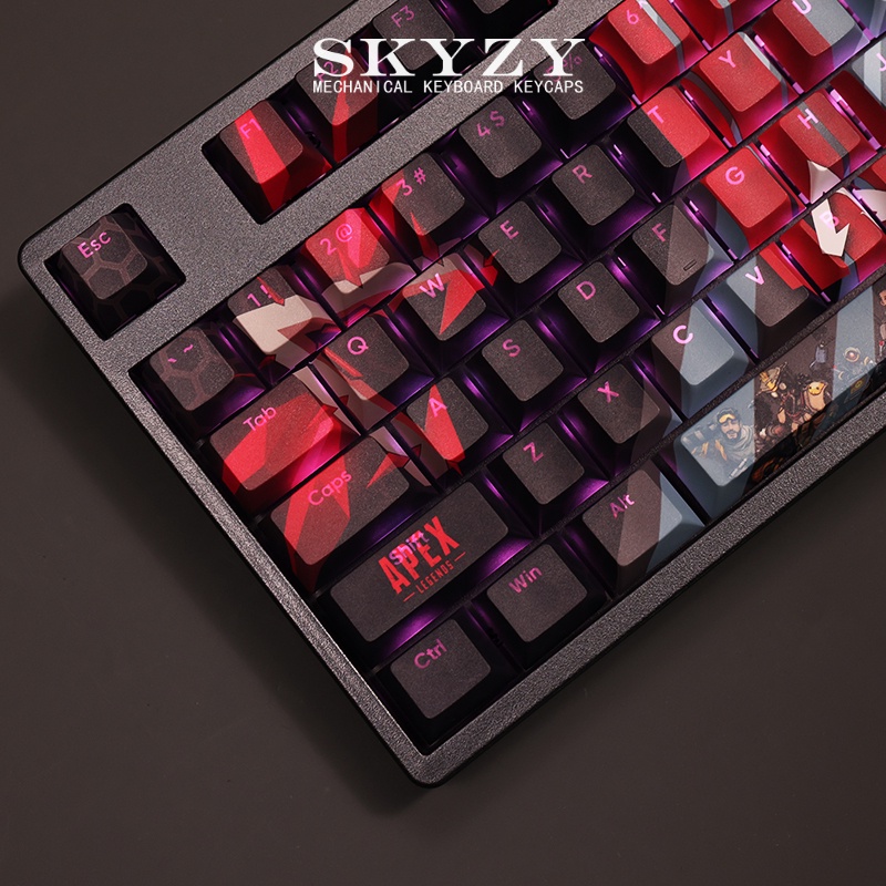 Apex Legends Keycaps Cherry Profile อะนิเมะ PBT Dye Sub คีย์บอร์ด ...