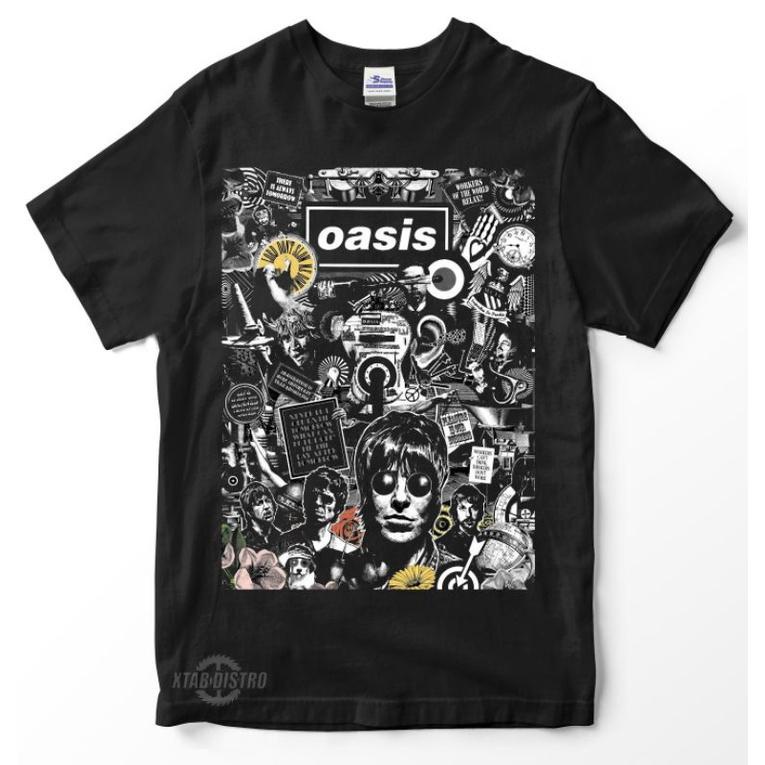 การออกแบบเดิมเสื้อยืด oasis 2 POSTER พรีเมี่ยม oasis stand by me เสื้อ ...
