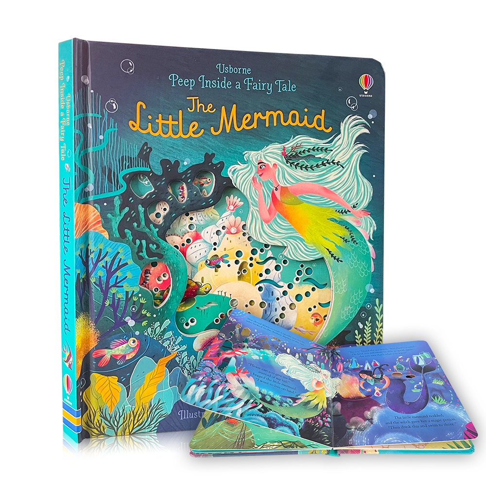 Usborne Peep Inside A Fairy Tale The Little Mermaid หนังสือนิทานนาง ...