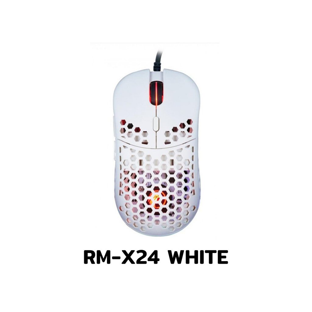 RAZEAK รุ่น RM-X24 WHITE VOLUS PROFESSIONAL GAMING MOUSE | Shopee Thailand
