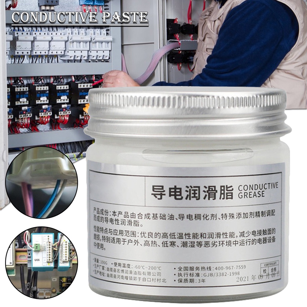 Electric Contact Grease 100g Conductive Paste Electricity Compound For ...