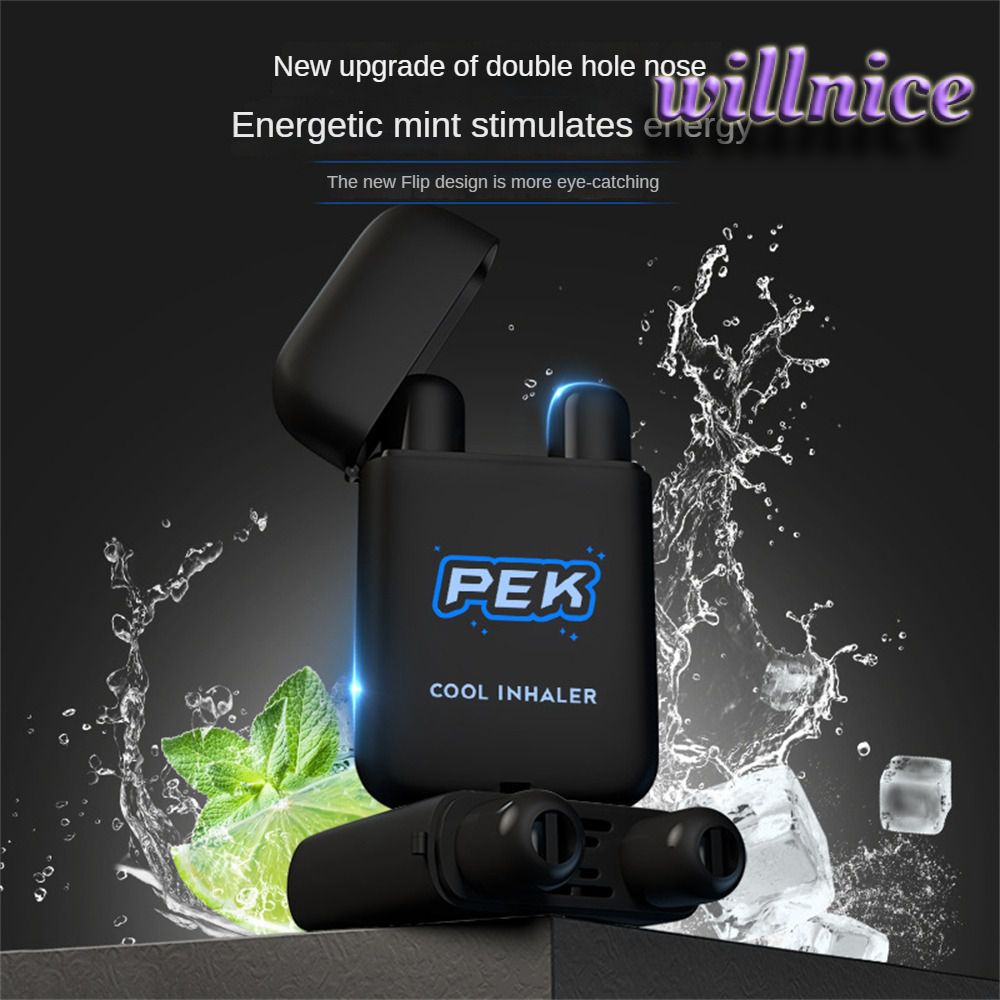 niceth Pek Double-hole Flip-top Nose-opening Refreshing Stick To Wake ...