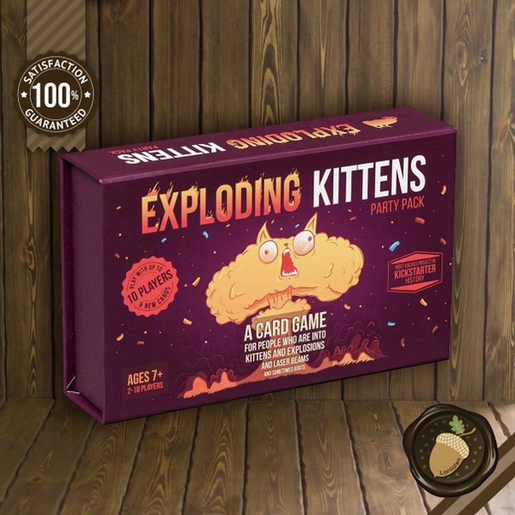 Exploding Kittens Party Pack Board Game บอร์ดเกม | Shopee Thailand