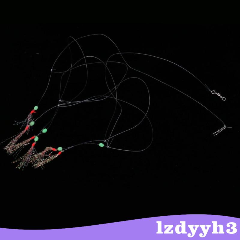 [Lzdyyh3] เหยื่อล่อปลากะพริบ 6 ตะขอ ขนาดใหญ่ พร้อมลวดหนาม 7 # 7# | Shopee Thailand