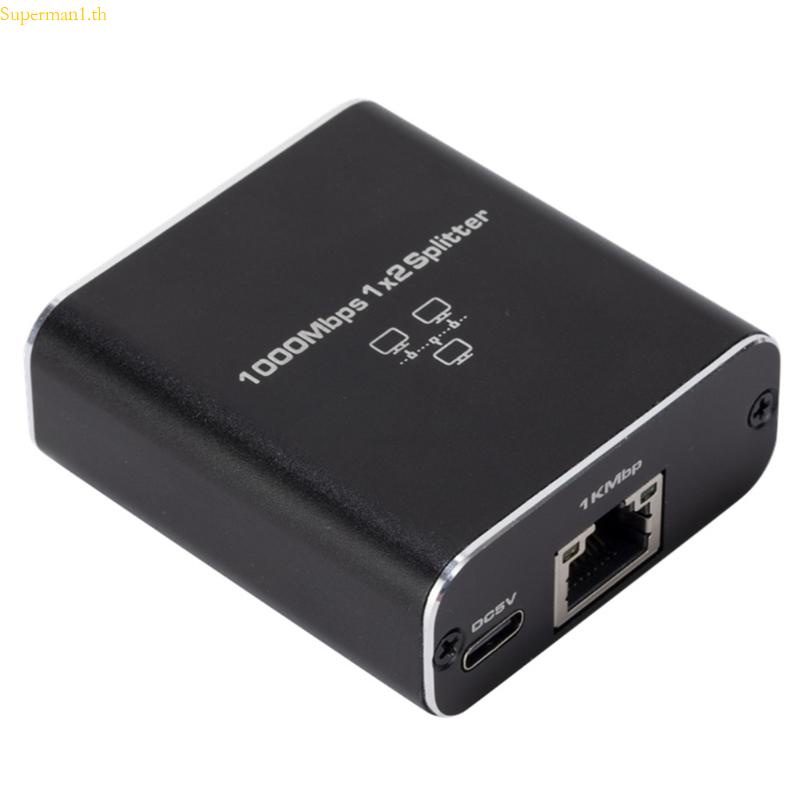 พอร์ต USB RJ45 Splitter 1 to 2 RJ45 Extension 1000Mbps เชื่อมต่อเร็ว ...