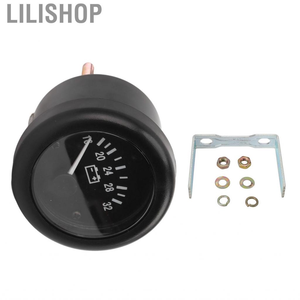 Lilishop 24V Generator Voltage Gauge Pointer Type Clear Dial Universal ...