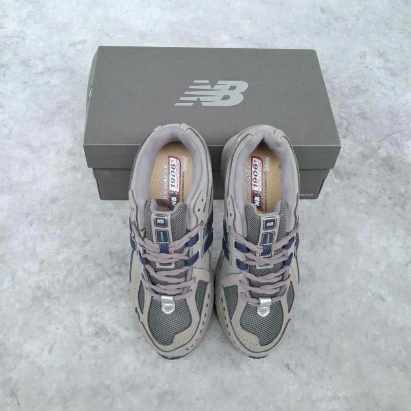 New Balance 1906R Protection Pack Gray Indigo Original | Shopee Thailand
