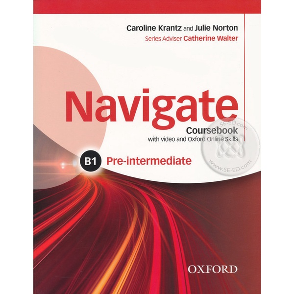 Bundanjai (หนังสือ) Navigate Pre-Intermediate B1 : Coursebook and Oxford Online Skills Program ...