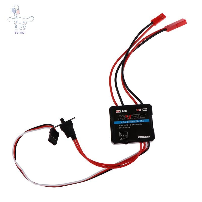 [San] 40a Brushed ESC Electronic Speed Controller สําหรับ WPL C24 C34 MN D90 MN99S MN86S POP ...