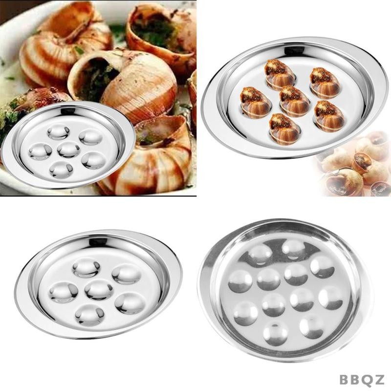 [Bbqz01] Vintage French Snail Metal Baking Plate แหนบโลหะเครื่องครัว ...