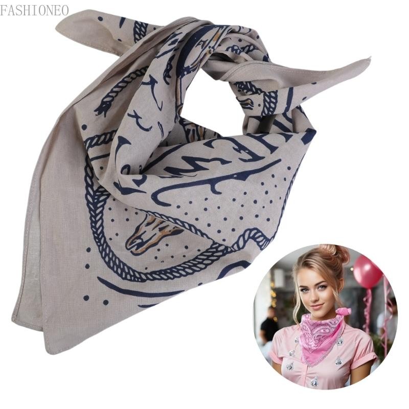 Fas สไตล์อเมริกัน Hiphop Headscarf สบาย Kerchief Tie กลับสไตล์ชาติ ...