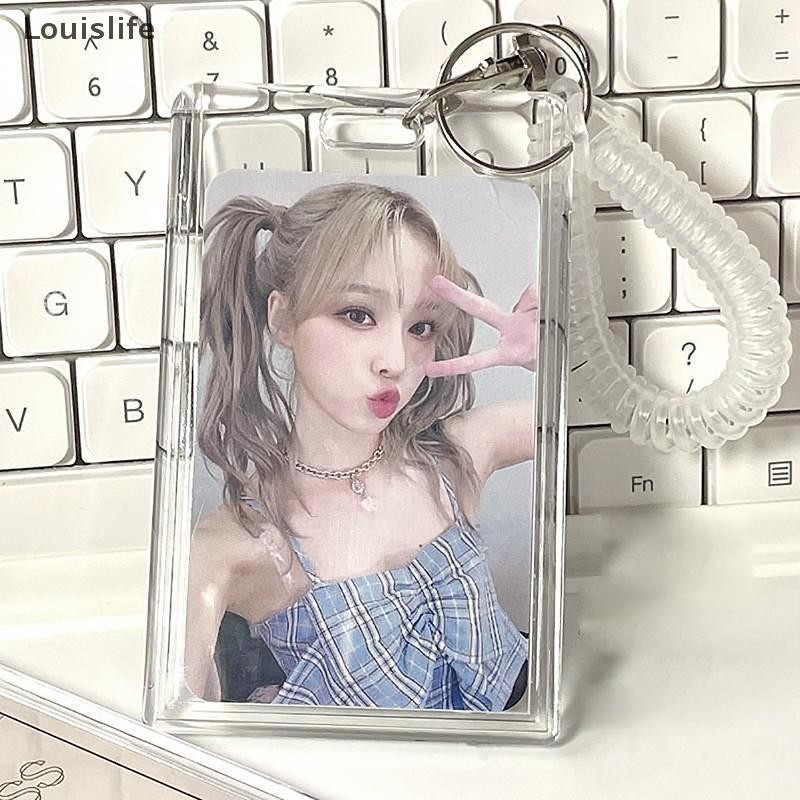 Llph อะคริลิค Photocard Holder Kpop Idol Card Holder โปร่งใสแขนแบบพกพา ...