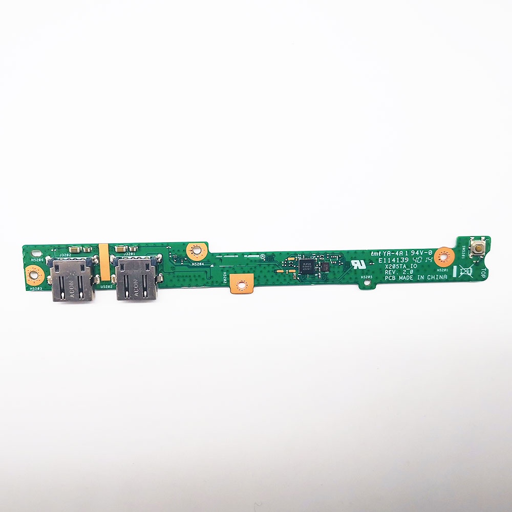 บอร์ดแจ็ค USB อุปกรณ์เสริม สําหรับแล็ปท็อป ASUS X205T X205TA | Shopee ...