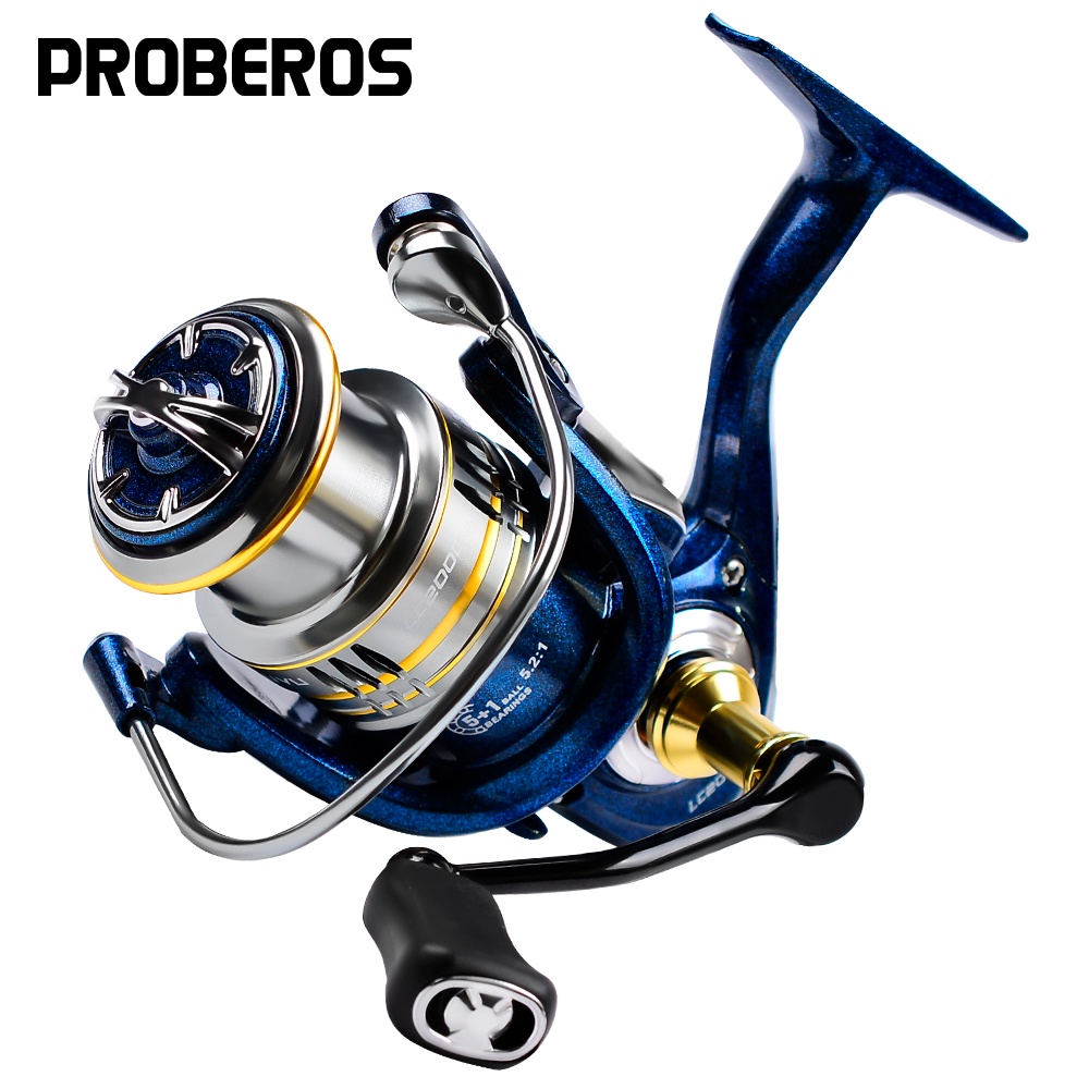Proberos CNC Metal Rocker Lure Fishing Reel 5.2:1 5 + 1BB แบริ่ง 5-6 ...