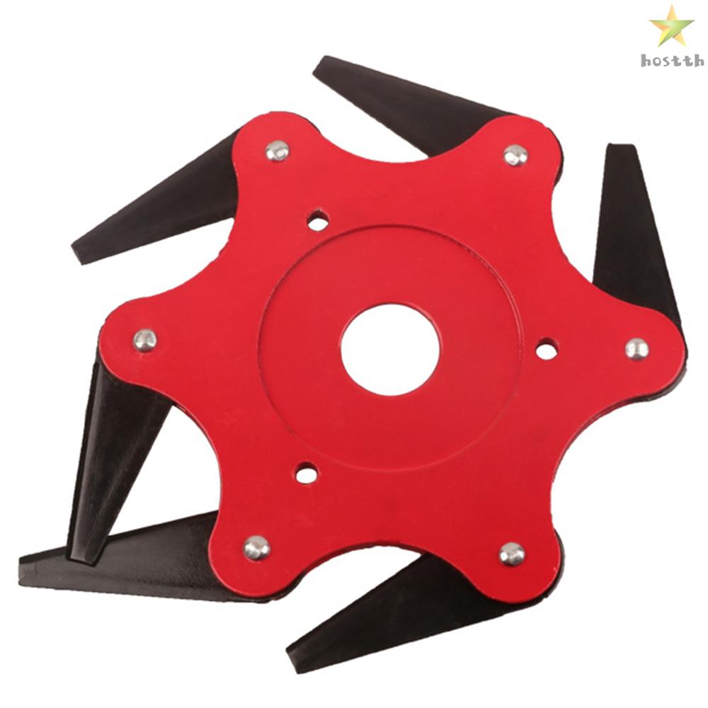 Hsjj หัวเครื่องตัดหญ้า ใบมีดเหล็ก 6 ชิ้น แบบเปลี่ยน | Shopee Thailand