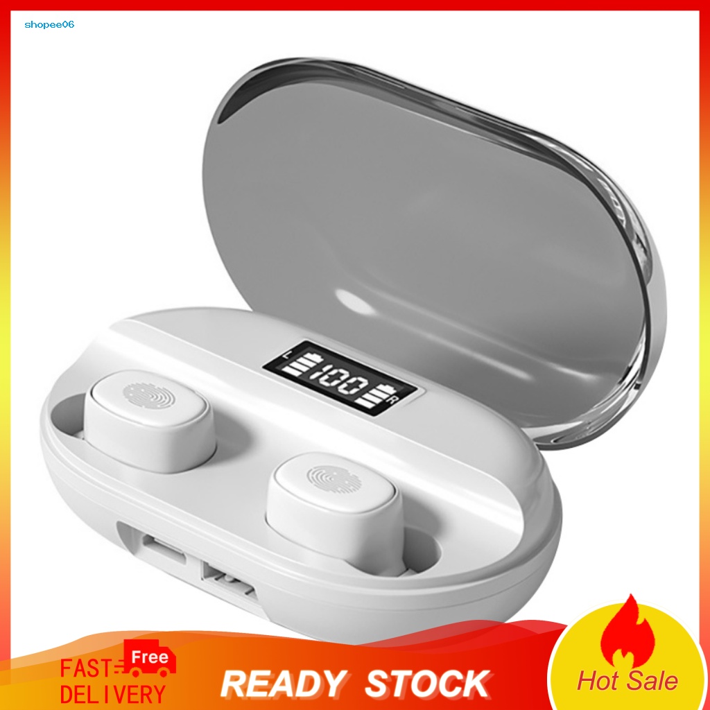 Setn TWS ชุดหูฟังบลูทูธไร้สาย 51 พร้อมไมโครโฟน จอแสดงผล LED HiFi | Shopee Thailand