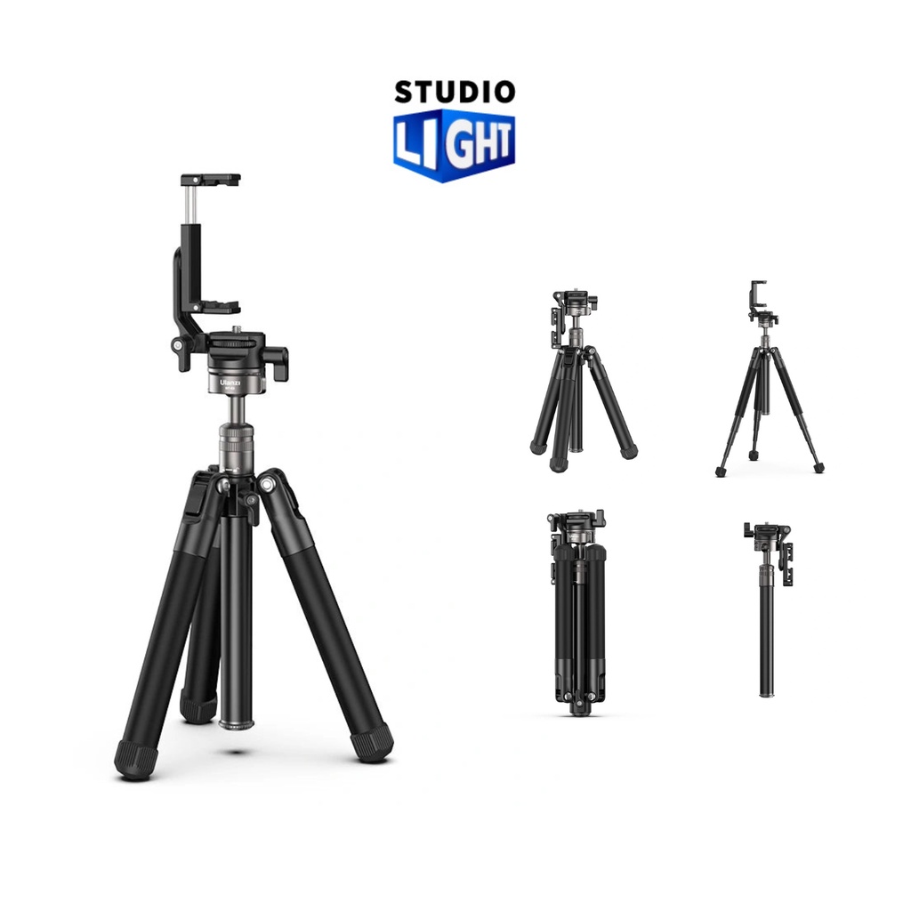 Ulanzi Mt 63 Portable Mini Tripod ขาตั้งกล้องขนาดพกพา น้ำหนักเบา เป็นไม้เซลฟี่ได้ ยืดถึง 87 ซม